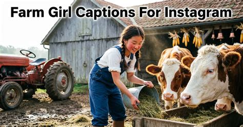 200 Farm Girl Captions For Instagram Cute Sassy And Country Vibes 2026 🚜