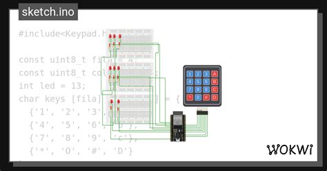 Codigo Teclado Wokwi Esp32 Stm32 Arduino Simulator Codigo Teclado Wokwi Esp32 Stm32 Arduino Simulator