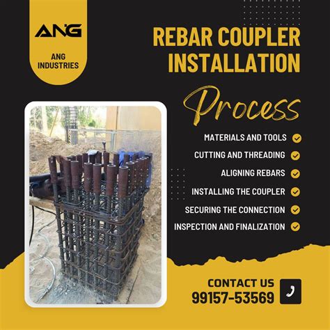 How To Install Rebar Couplers Ang Rebar Couplers Splicing Posted On