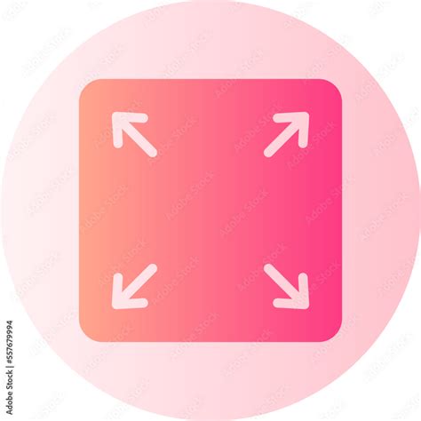 resize gradient icon stock vector adobe stock