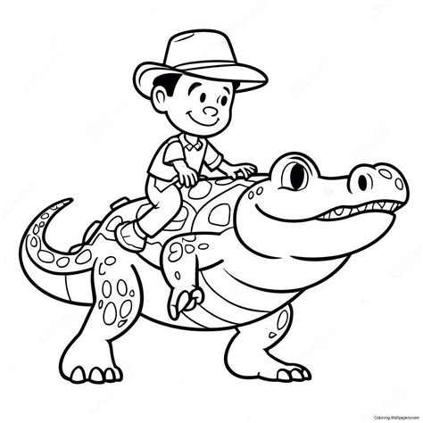 Adventurous Lyle Lyle Crocodile Coloring Page 45434 35920
