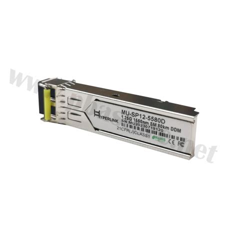 SFP MODULE SINGLE MODE G W DDM LC NM DUPLEX HYPERLINK