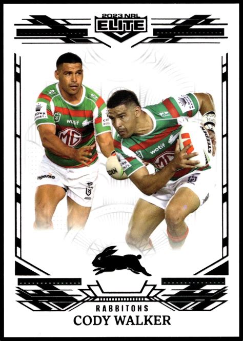 2023 Nrl Elite Black Diamond Mojo Mb117 Cody Walker South Sydney