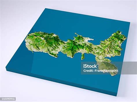 엘바 3d 모델 Topographic 자연스럽다 색상 맵 0명에 대한 스톡 사진 및 기타 이미지 0명 3차원 형태 녹색