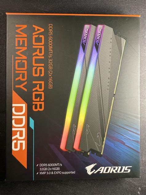 Gigabyte Aorus Rgb Ddr5 6000 64gb メモリ メルカリ