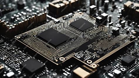 Tabla De Chips Electrónicos Tabla De Circuitos Impresos Modelo