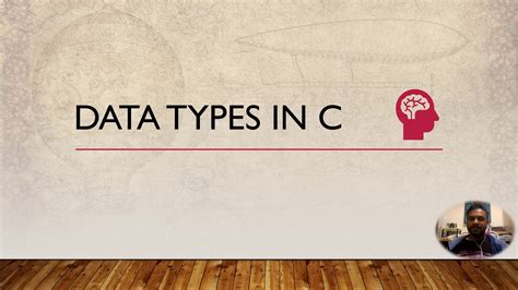 Data Types In C In Kannada Youtube