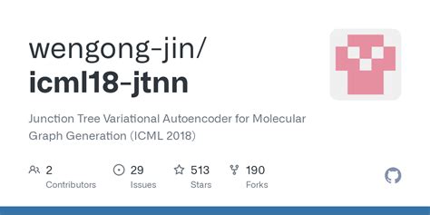 Github Wengong Jinicml18 Jtnn Junction Tree Variational Autoencoder For Molecular Graph