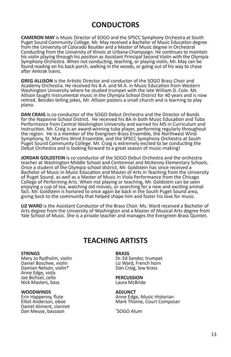 Sogo Musician Handbook Season By Student Orchestras Of Greater Olympia Issuu