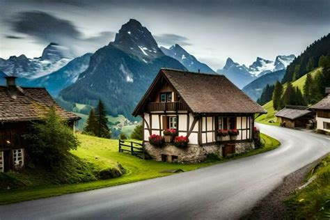 Swiss House Stock Photos, Images and Backgrounds for Free Download