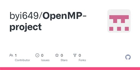 Github Byi649openmp Project
