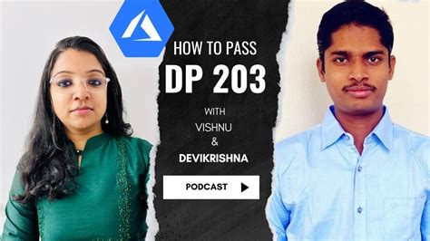 How To Pass Dp203 Podcast Youtube