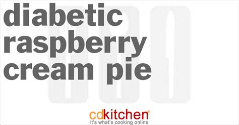 Diabetic Raspberry Cream Pie Recipe