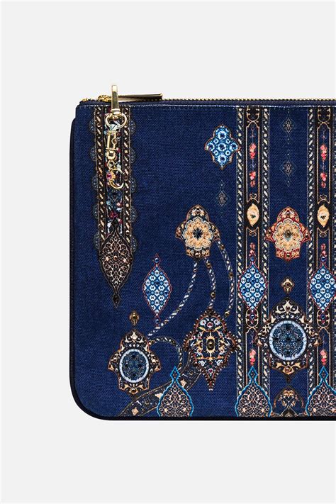 The Imperial Gate Small Canvas Clutch Camilla Au Camilla