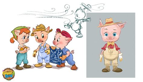 Vol 2 Goldie And Bear Early Season 1 On Behance
