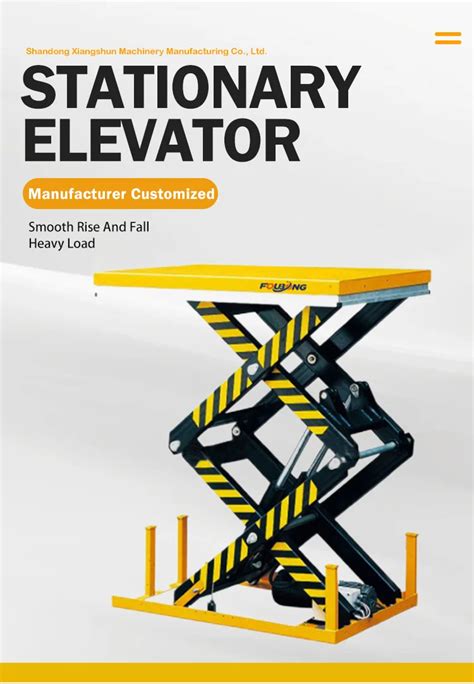 Fixed Lifting Platform Electric Hydraulic Lifting Platform Non Standard