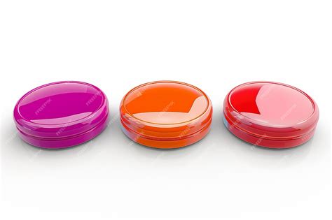 premium photo isolated hover effects buttons on white background