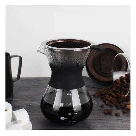 Cafetera Gota A Gota Con Colador De Acero Coffee Plazavea