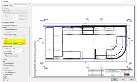 How To Print Proper Line Width In Technical Display Mode Rhino For