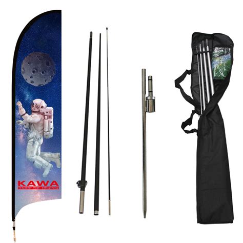 Customized Wholesale Cheap 3m Teardrop Banner With Cross Foot Base For