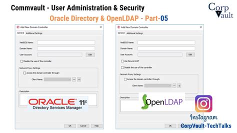 Commvault User Administration And Security Oracle Directory