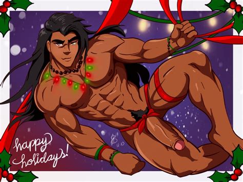 Rule 34 Christmas Dark Skinned Male Holidays Jacinra Male Only 9336018