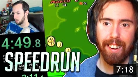 Asmongold IMPRESSED By A PERFECT Super Mario World Speedrun By