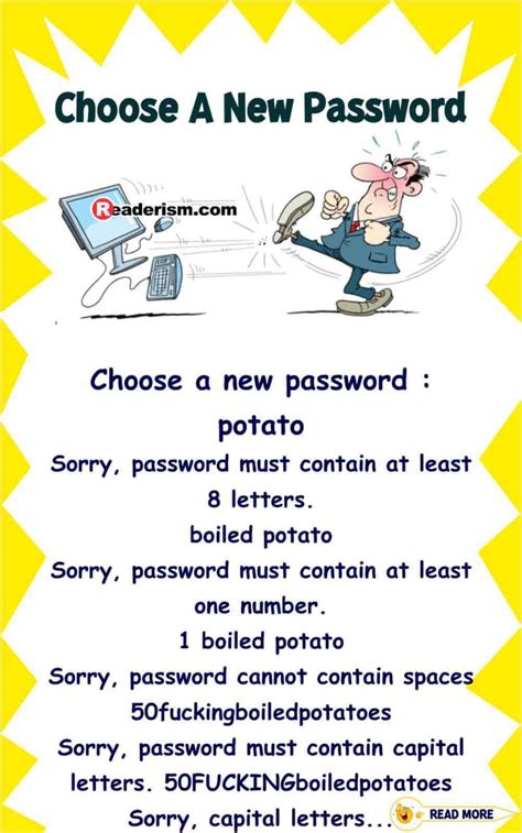 Choose A New Password Readerism