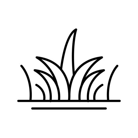 Grass Vector Icon 14705623 Vector Art At Vecteezy