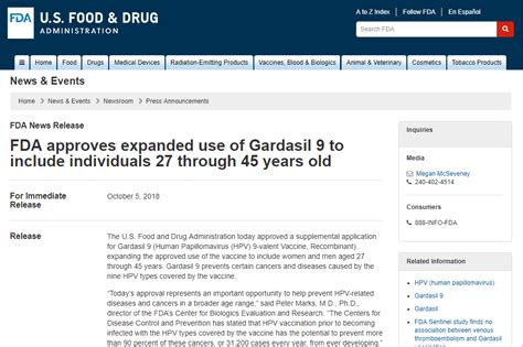 九价hpv疫苗扩大适用范围！fda 批准用于27 45 岁男女接种病毒