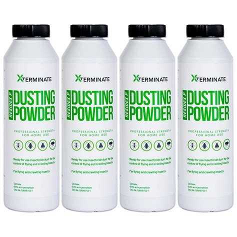 Xterminate Dusting Powder 400g Kills Bed Bugs Ants Moths Fleas And More X4