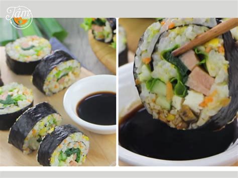 Cách Làm Sushi Chay đơn Giản Ngon Chuẩn Vị Nhật Bản