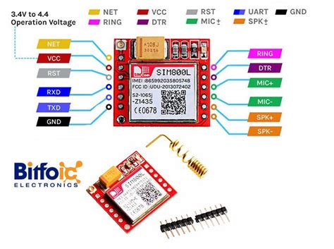 Sim800l Gsm Module Overview And Usage With Arduino