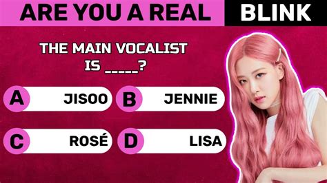 BLACKPINK SECOND QUIZ VIDEO Level Hard YouTube