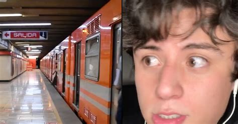 Joven Se Sube Al último Vagón Del Metro De La Cdmx Y Vive Incómodo