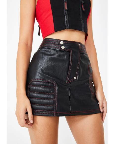Club Exx Dream Crusher Clear Skirt Dolls Kill Tartan Mini Skirt