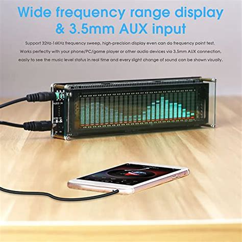 Led Audio Spectrum Diy Kit Vfd2515 Audio Spectrum Analyzer Vfd Sound