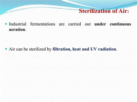 Batch And Continuous Sterilization Techniques Pptx