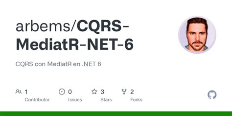 GitHub Arbems CQRS MediatR NET 6 CQRS Con MediatR En NET 6