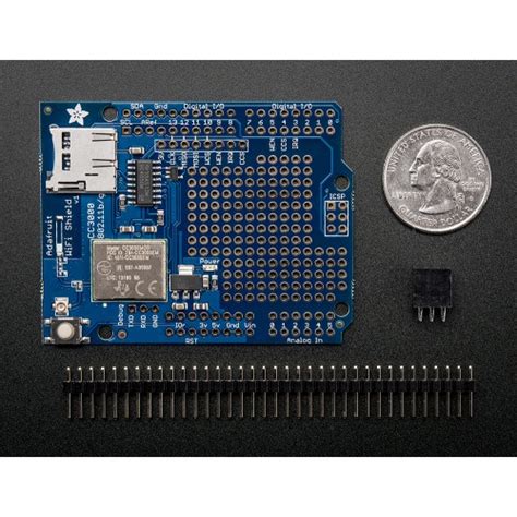Adafruit CC3000 WiFi Shield With UFL Connector For Ext Antenna At MG