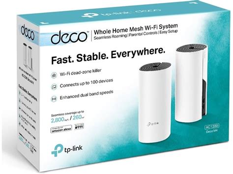 Sistema Mesh Tp Link Deco M4 2 Unidades Ac1200 Dual Band Worten Pt