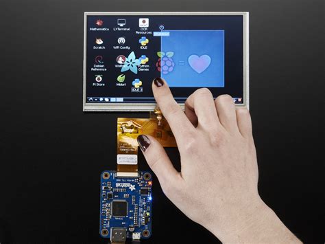 70″ 40 Pin Tft Display — 800×480 With Touchscreen Raspberry Pi в