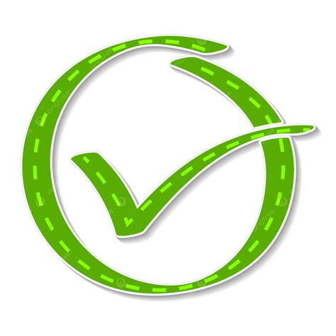 Check Mark Icon Green Design Vector Illustration Check Mark Tick Mark