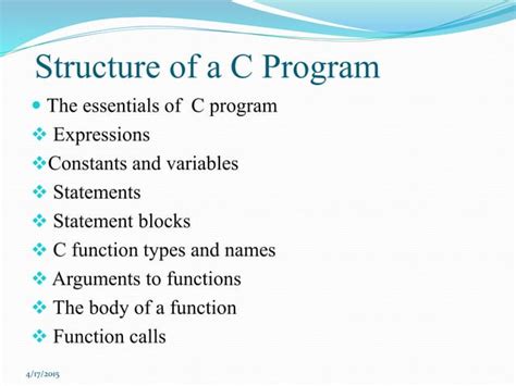 C Programming Language Ppt