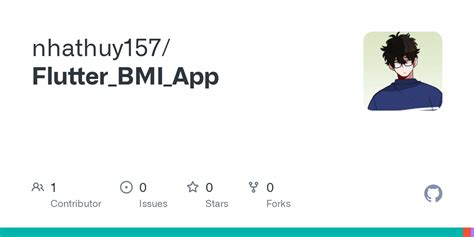 GitHub Nhathuy Flutter BMI App