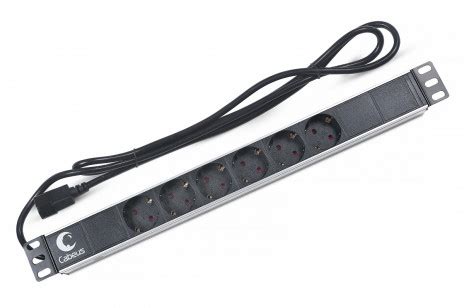 Купить Cabeus PDU-6P-2IEC Блок евророзеток для 19" шкафов ...