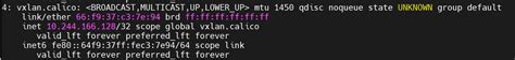 K8s网络组件 Calico（vxlan模式）