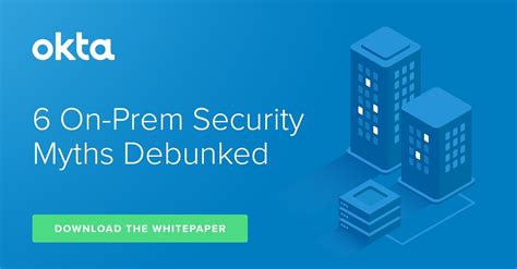 Okta On Linkedin Common Misconception Our On Prem Apps Dont Need The Same Security…