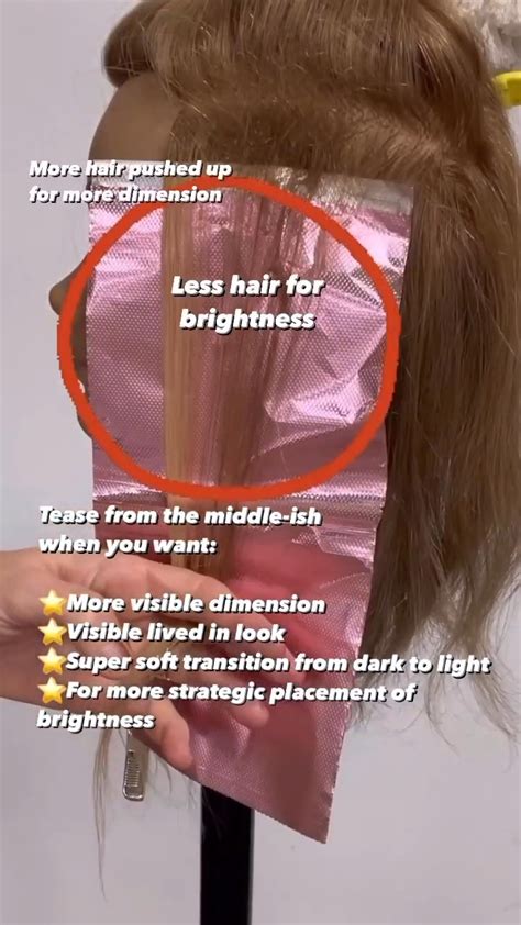 Tease Foiling Technique Tutorialtuesday Brought To You By