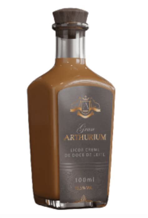 Licor Creme de Doce de Leite 100ml Gran Arthurium Queijo é Vida